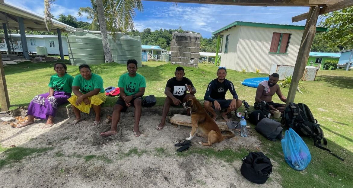WWF Turtle Monitoring around Dravuni Island in Fiji - Livingdreams.tv